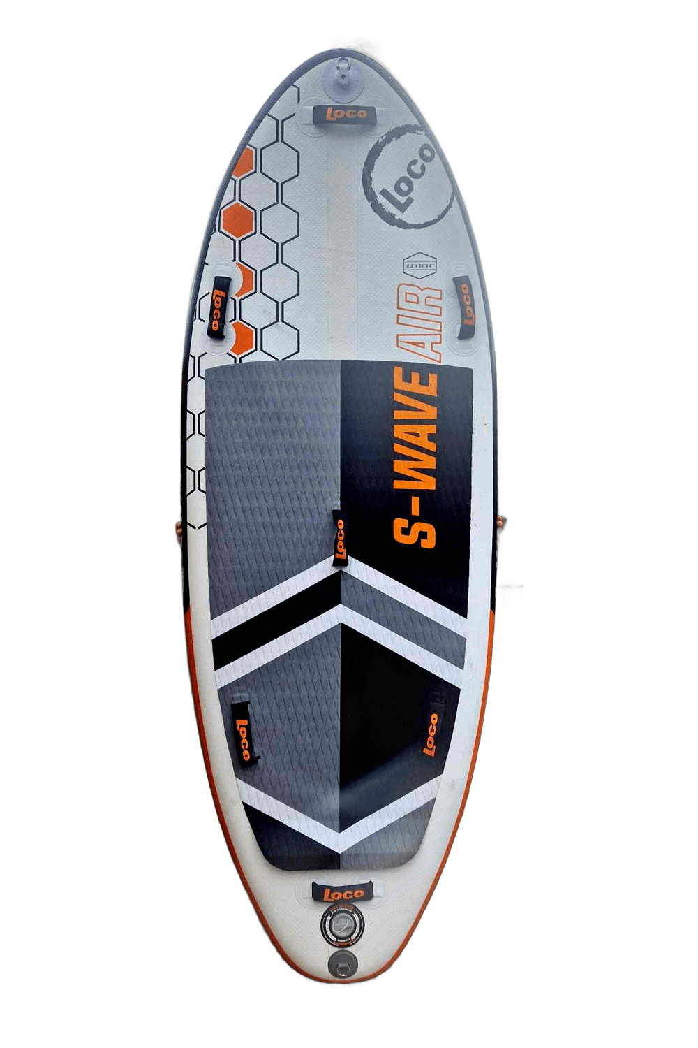 Loco S-Wave Air White Water SUP Board 8’3” x 34” x 6” – Loco